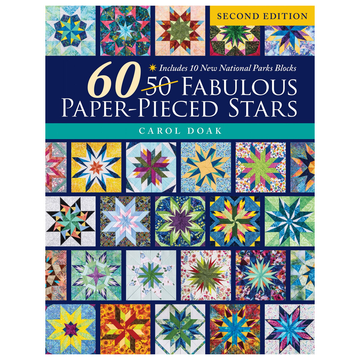 60 Fabulous Paper-Pieced Stars Book | Shabby Fabrics