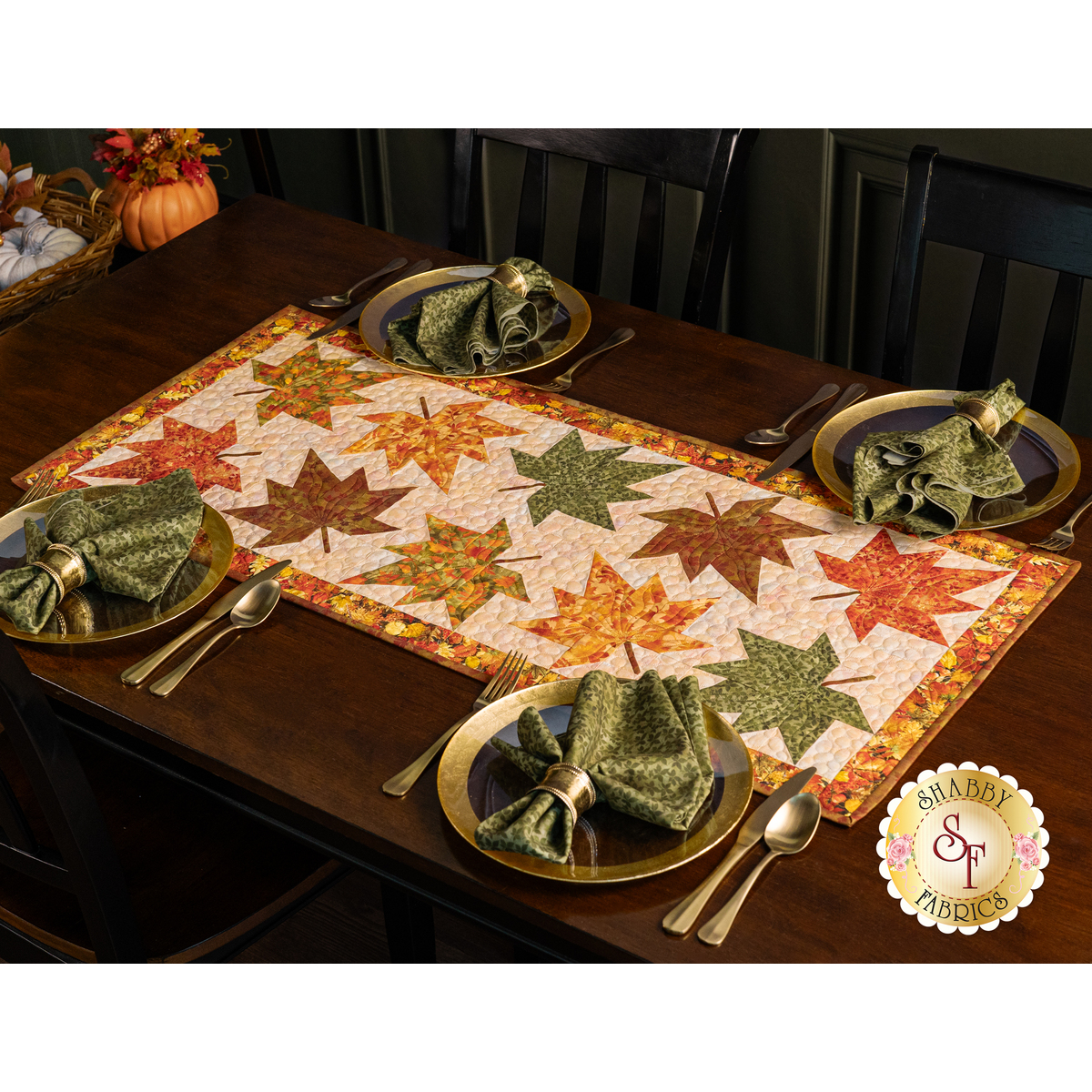 Maple Leaf Runner Kit - Autumn Celebration | Shabby Fabrics