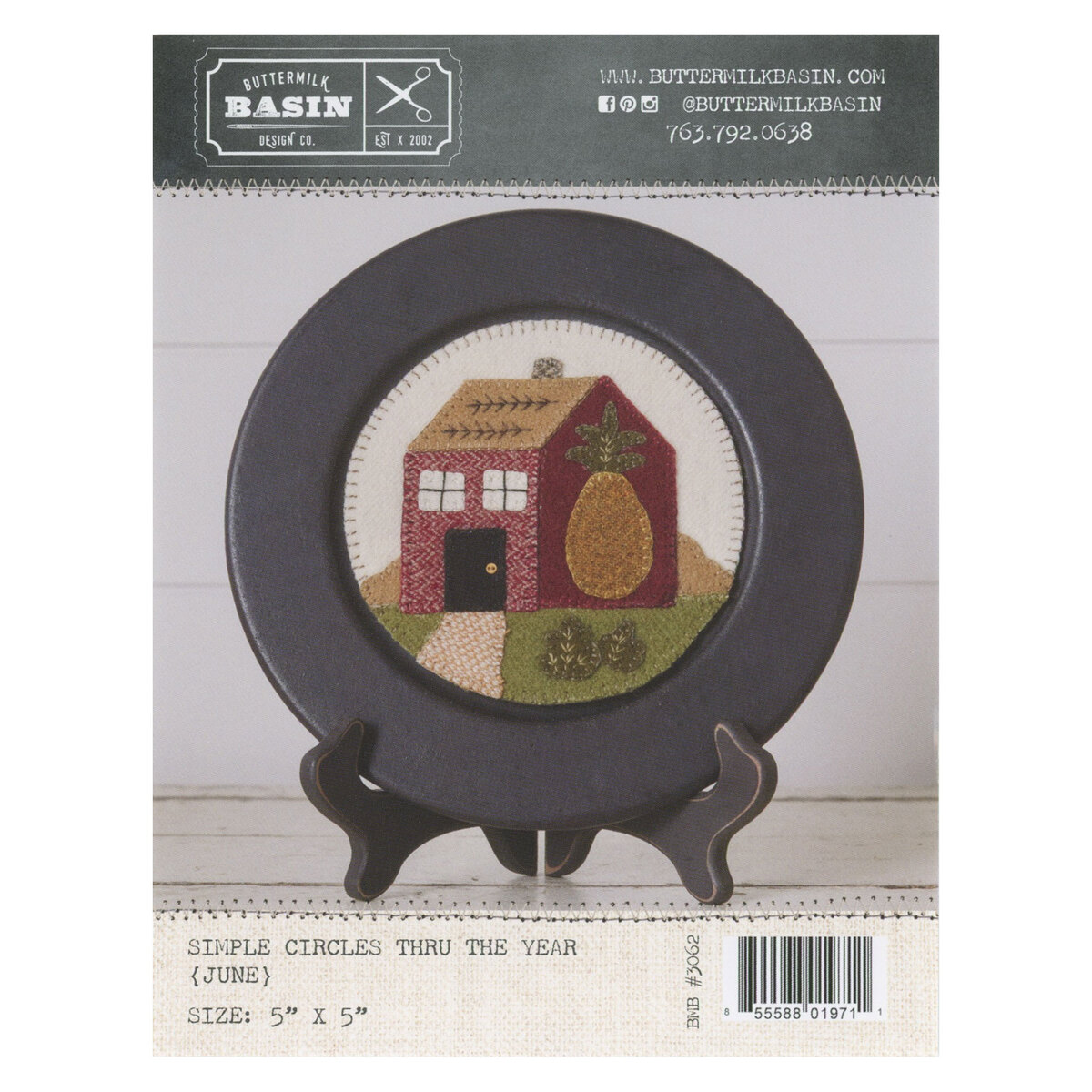 Simple Circles Thru The Year - June Pattern | Shabby Fabrics