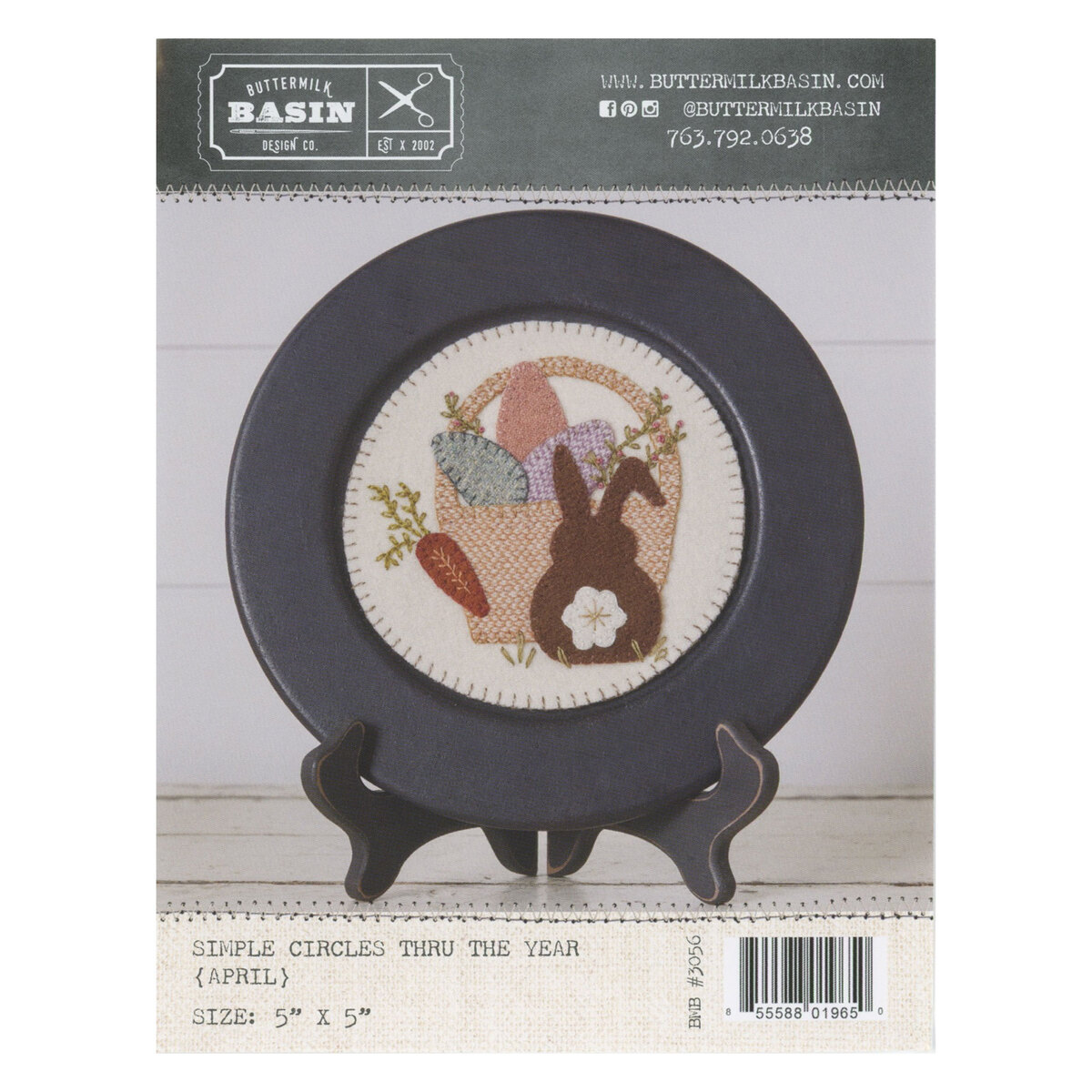 Simple Circles Thru The Year - April Pattern | Shabby Fabrics