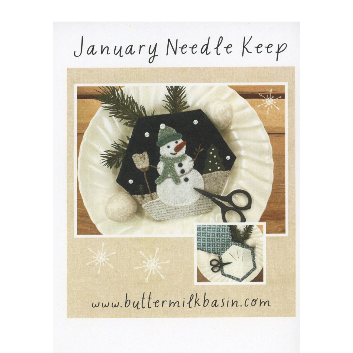 January Needle Keep Pattern | Shabby Fabrics