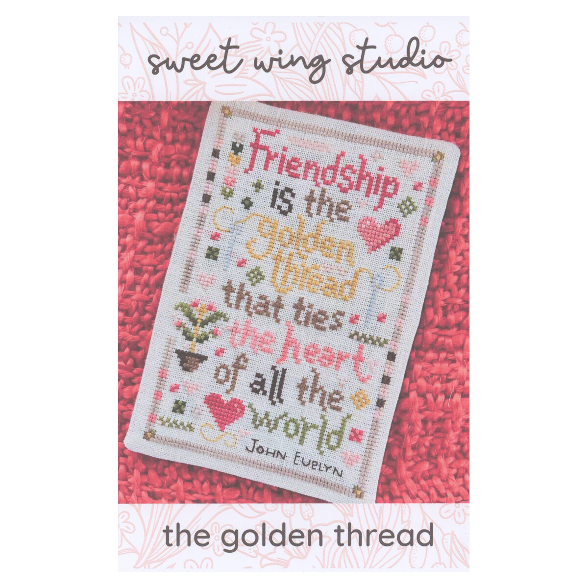 The Golden Thread Cross Stitch Pattern | Shabby Fabrics