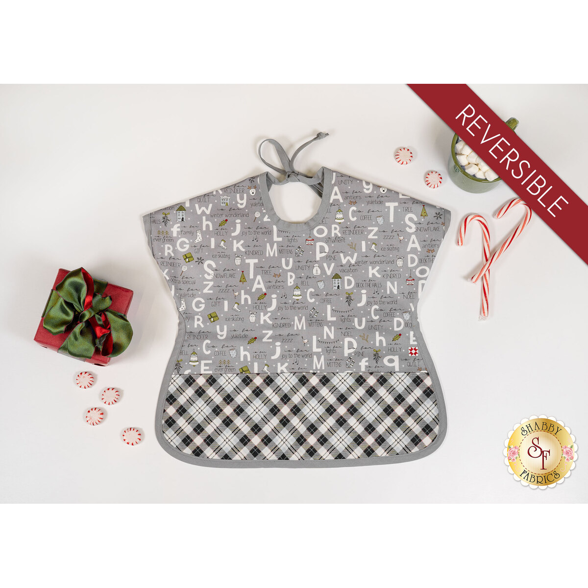 Ultimate Toddler Bib Kit - On Dasher - Gray | Shabby Fabrics
