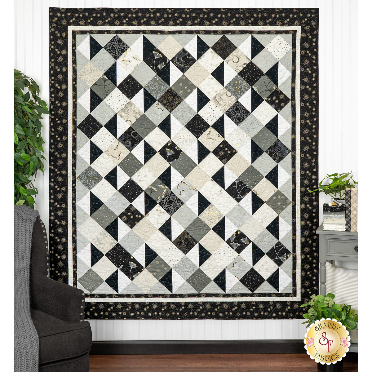 Simply Serene Quilt Kit - Shimmer | Shabby Fabrics