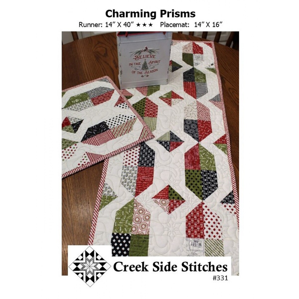 Charming Prisms Pattern | Shabby Fabrics