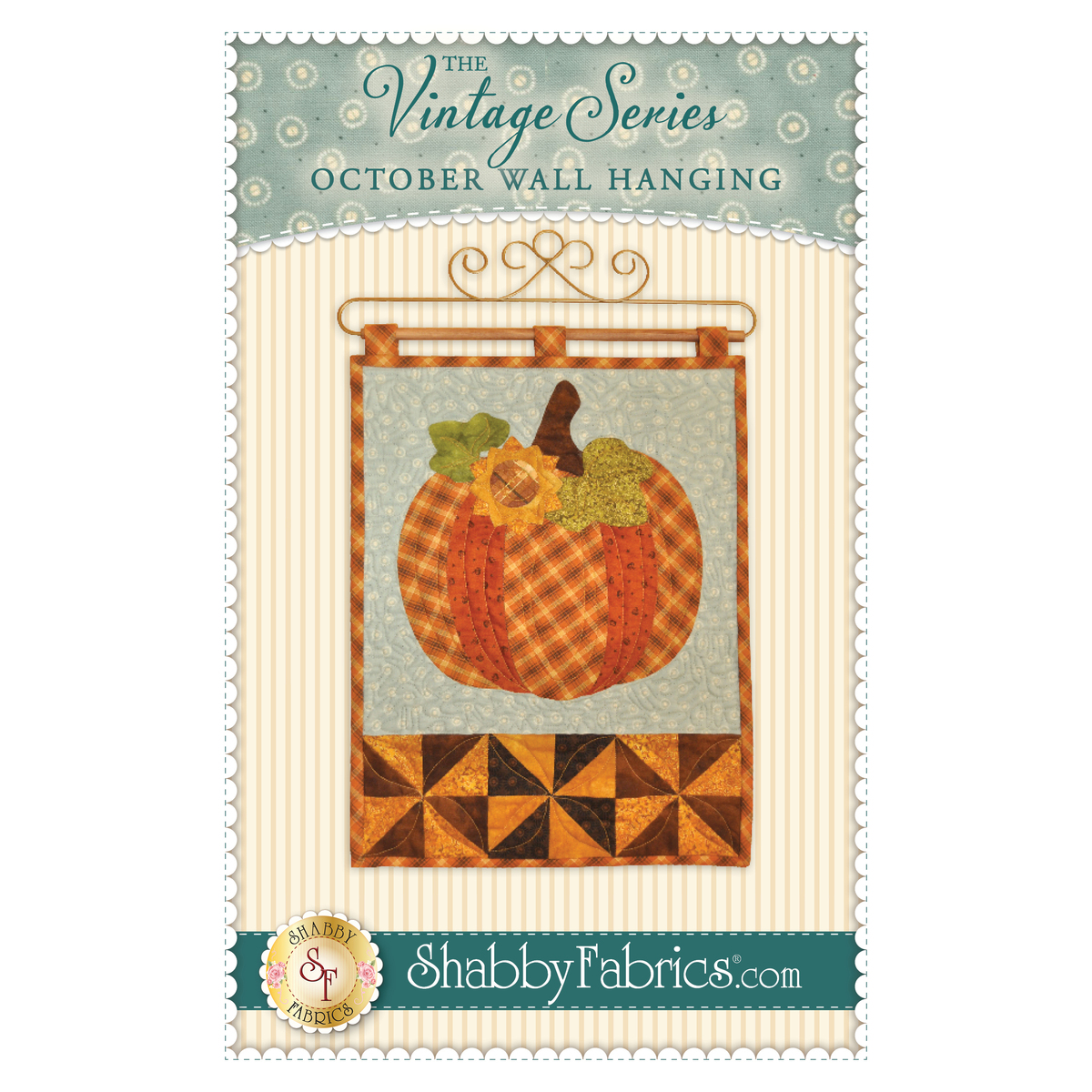Vintage Series Wall Hanging - October - Pattern | Shabby Fabrics