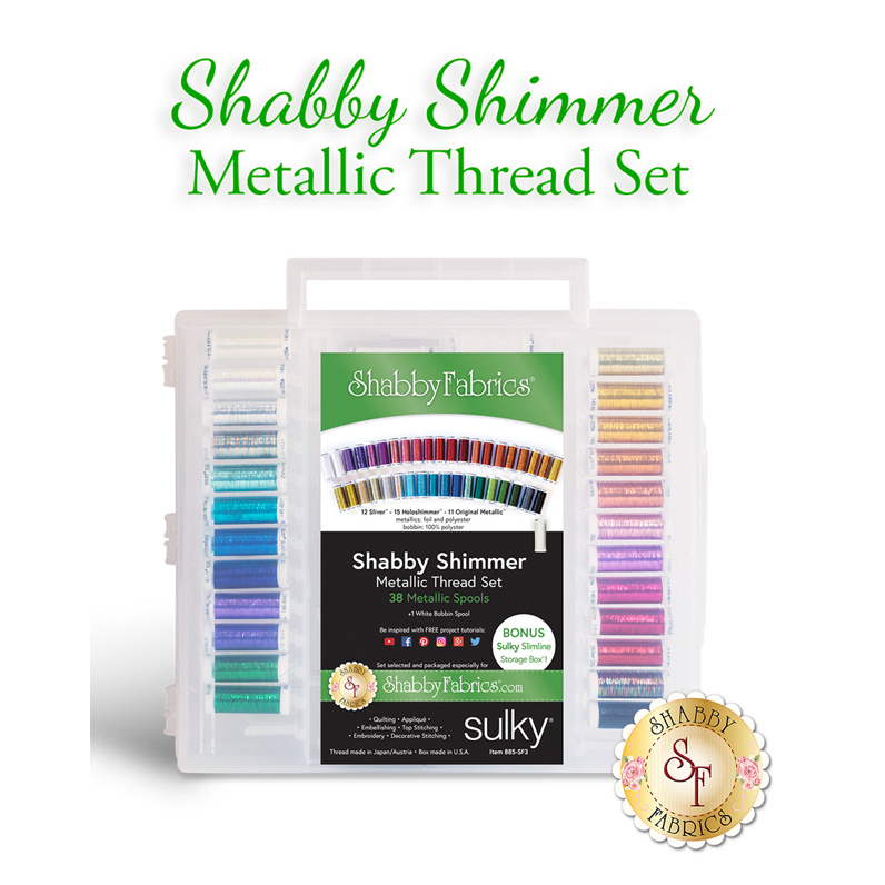 Shabby Shimmer Thread Set - 39pc | Shabby Fabrics