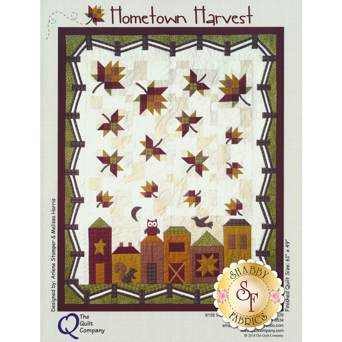 Hometown Harvest Quilt Pattern | Shabby Fabrics