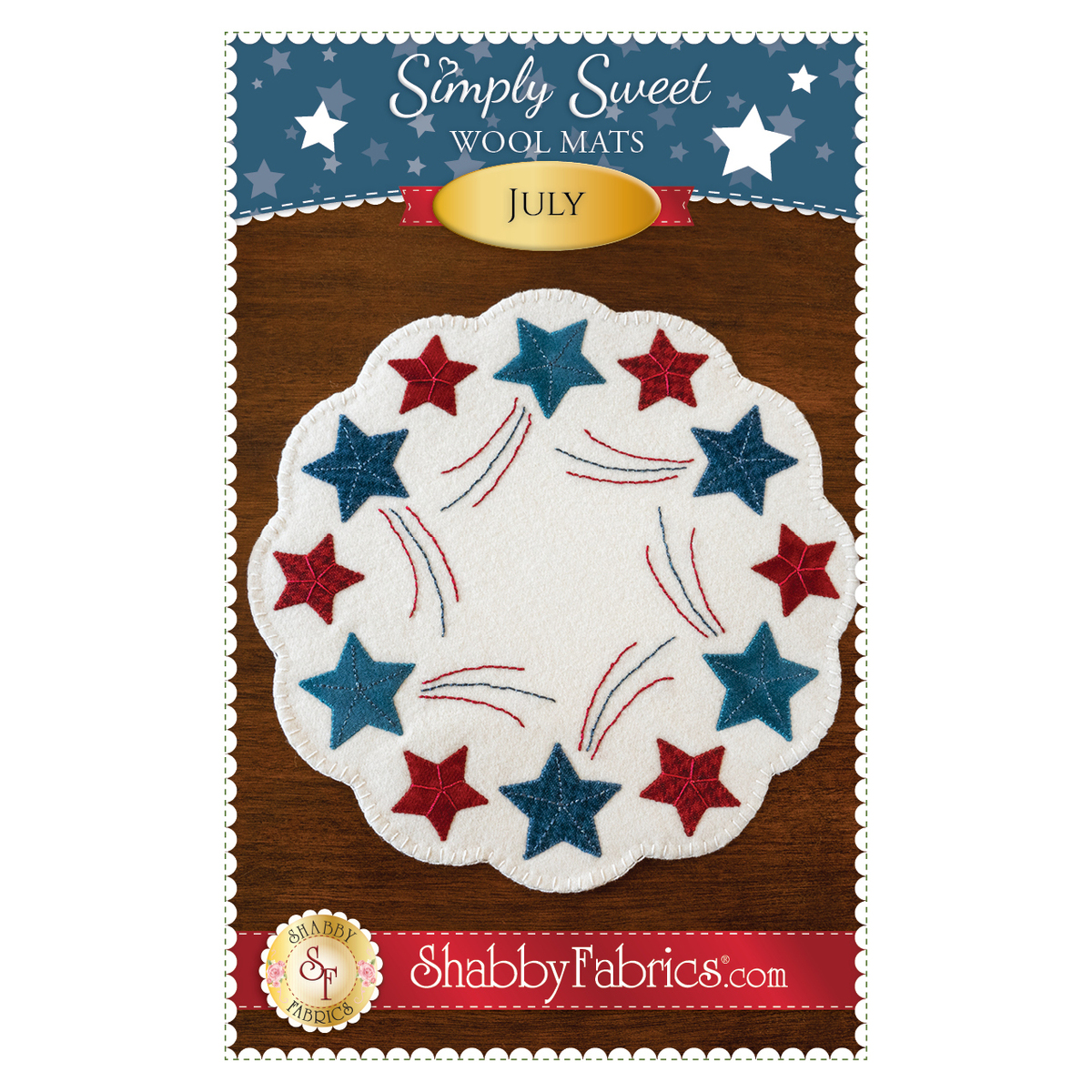 Simply Sweet Mats - July - Pattern | Shabby Fabrics