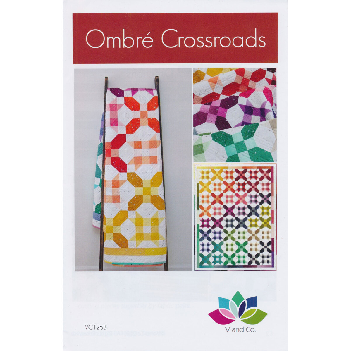Ombre Crossroads Pattern | Shabby Fabrics