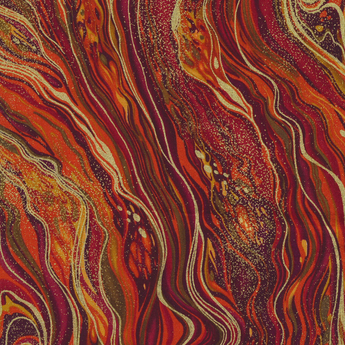 Fall Glory CM2210-Harvest Abstract Marbling by Timeless Treasures ...