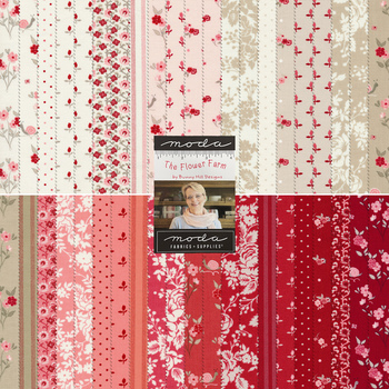 The Flower Farm Fabric - Moda Fabrics | Shabby Fabrics