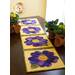 Patchwork Pansy Table Runner Pattern | Shabby Fabrics