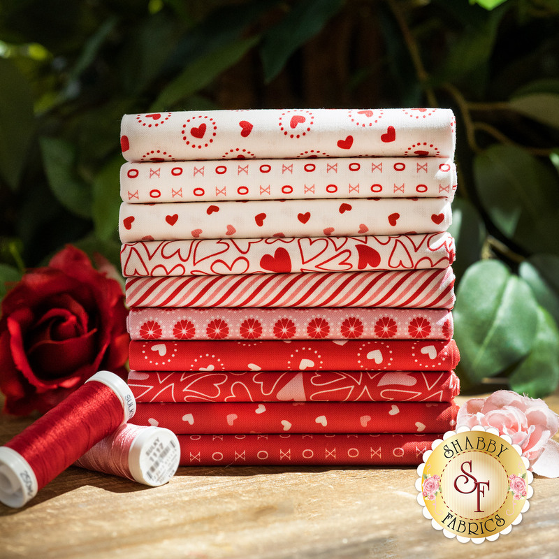 Holiday Essentials - Love 10 FQ Set by Moda Fabrics | Shabby Fabrics