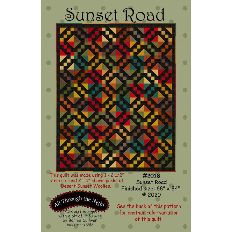 Sunset Road Pattern | Shabby Fabrics