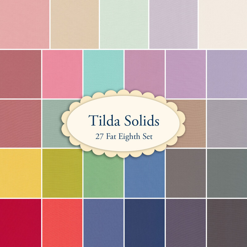 Tilda Solids 27 Fat Eighth Set - Set B by Tone Finnanger for Tilda ...