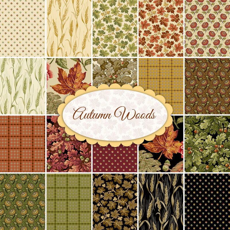 Autumn Woods 20 FQ Set by Andover Fabrics | Shabby Fabrics