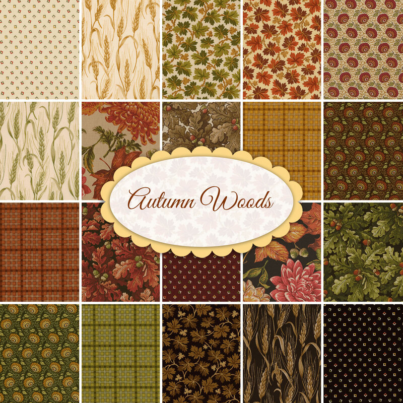Autumn Woods 20 FQ Set by Andover Fabrics | Shabby Fabrics