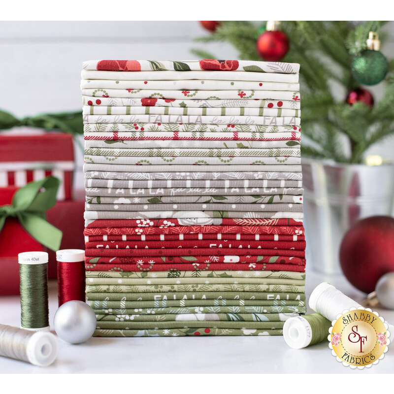 Christmas Eve 35 FQ Set by Lella Boutique for Moda Fabrics | Shabby Fabrics