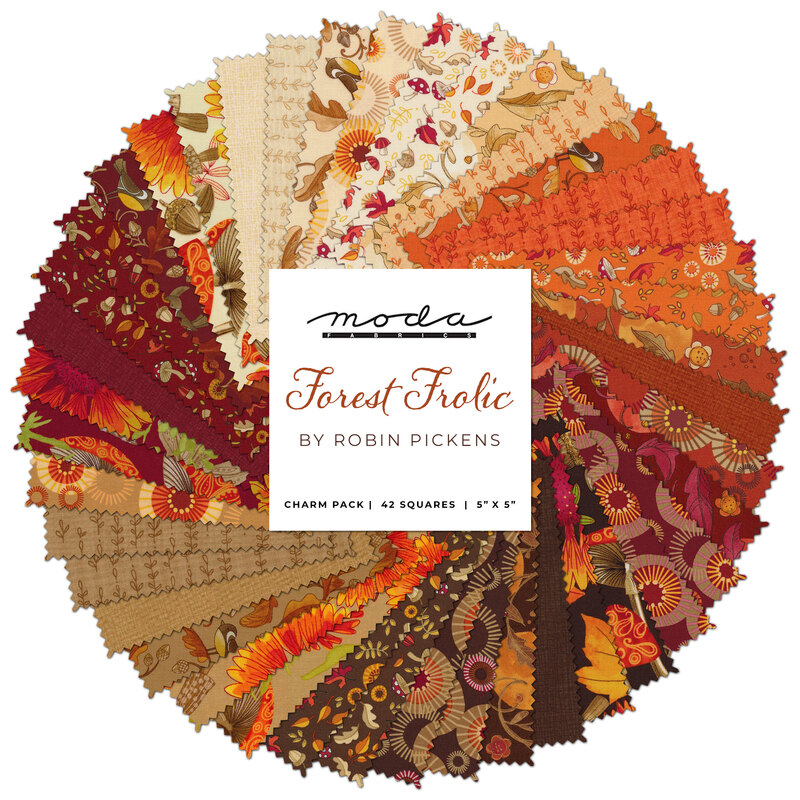 Forest Frolic Charm Pack by Robin Pickens for Moda Fabrics | Shabby Fabrics