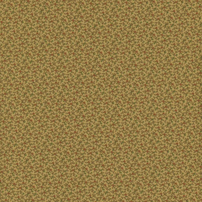 Cheddar & Coal II R170583-TAN by Pam Buda for Marcus Fabrics | Shabby ...