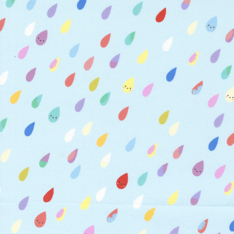 Whatever the Weather 25141-12 Rain by Paper + Cloth for Moda Fabrics ...