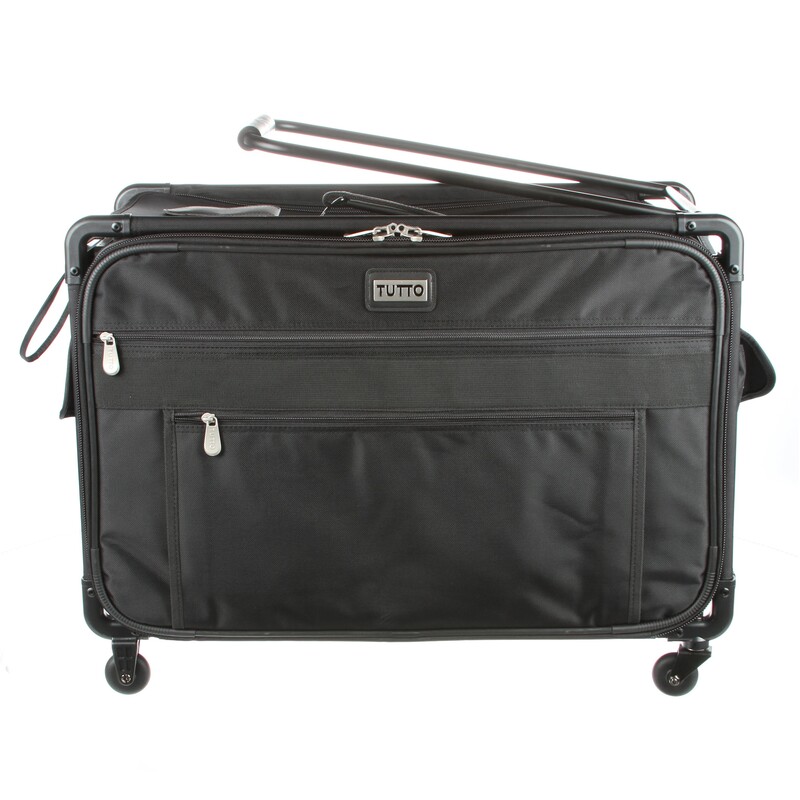 Tutto Extra Large Sewing Machine Bag On Wheels - Black | Shabby Fabrics