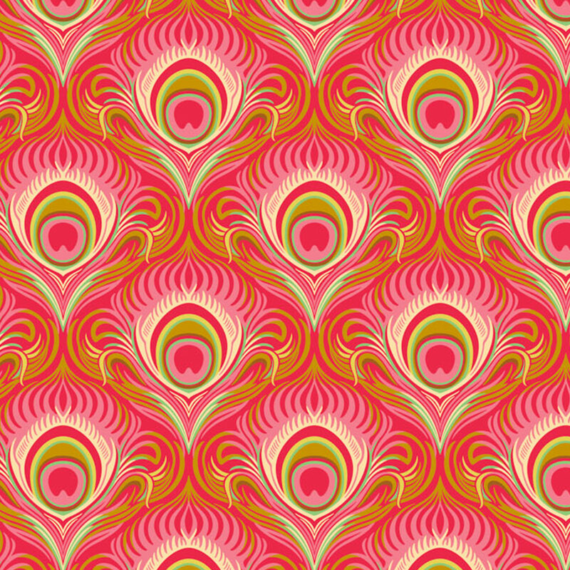 Wild Abandon 90893-24 Seduction Raspberry by Heather Bailey for FIGO ...